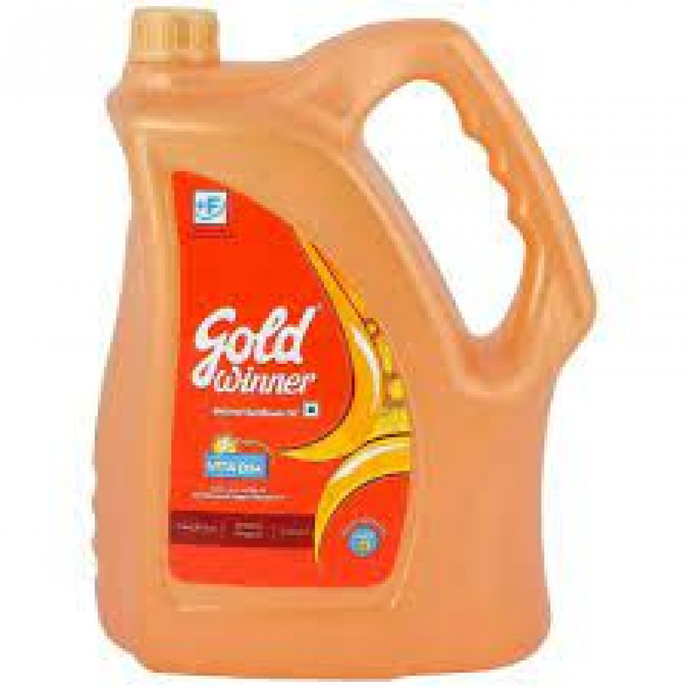 Gold Winner Pure Sunflower Oil 5Ltr